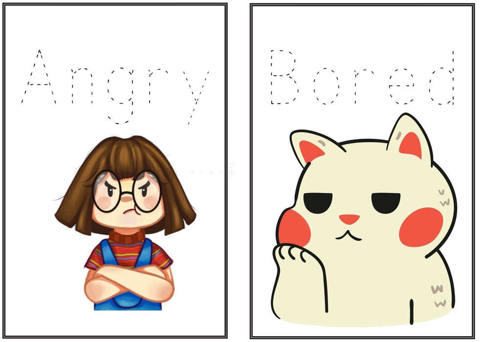 ABC Feeling Tracing Cards (Free Digital Download) – I Will Resource