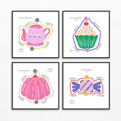 12 Mindfulness Breathing Cards (Digital Download)- Tea Party Edition ...