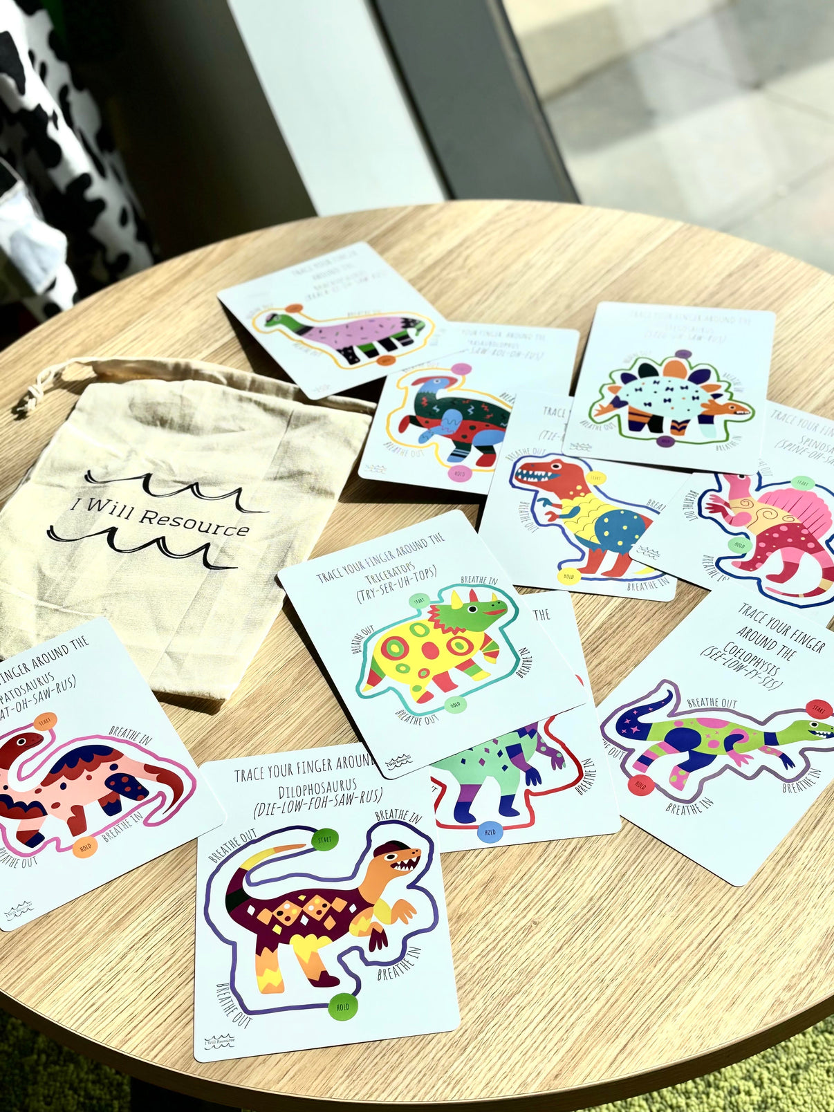 Mindfulness Breathing Card Set: Emotional Regulation Kids – I Will Resource