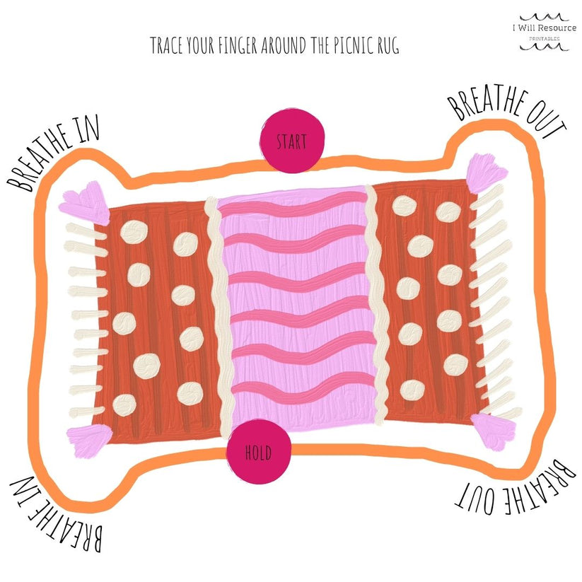 12 Mindfulness Breathing Cards (Digital Download)- Tea Party Edition ...