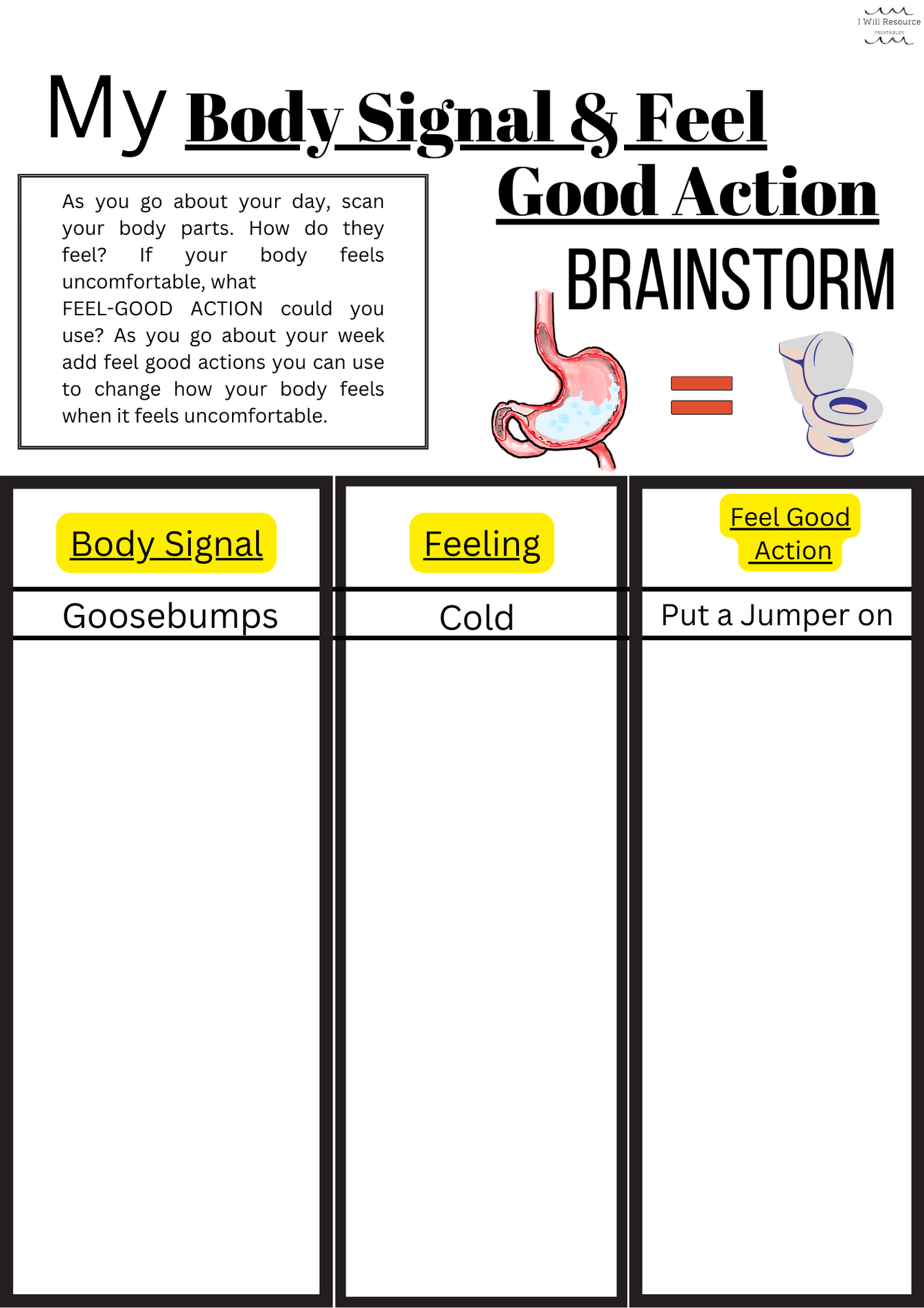 Children's Self-Regulation Resource Pack (Digital Download) – I Will ...