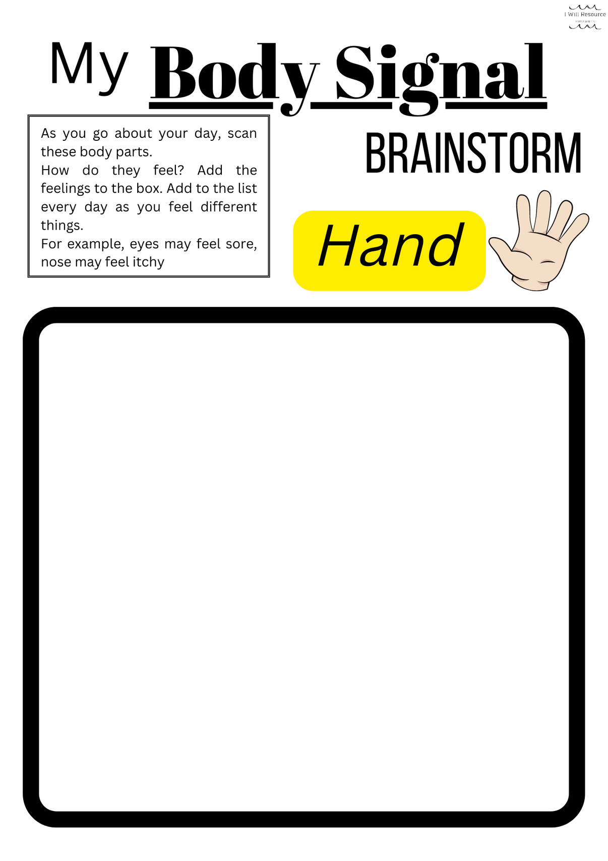 Children's Self-Regulation Resource Pack (Digital Download) – I Will ...