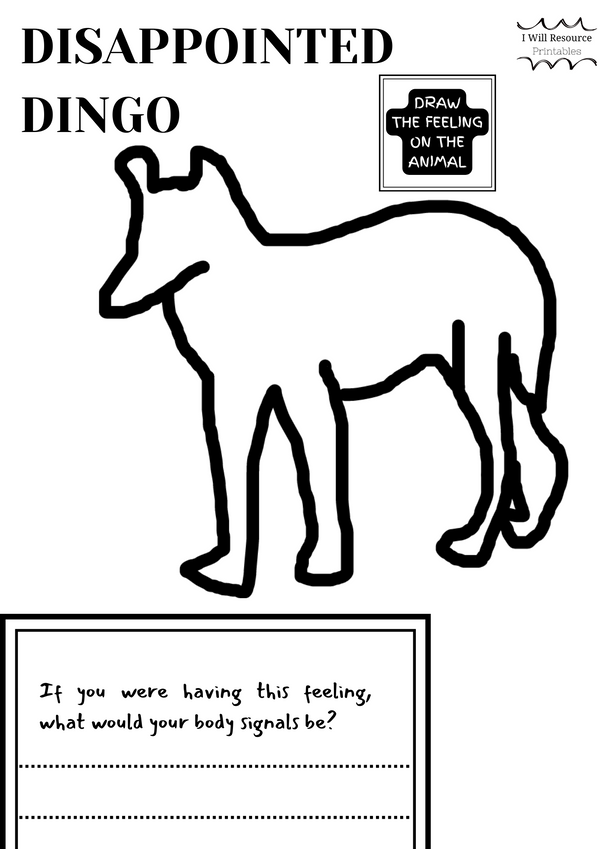 Animal Feelings Activity Book (Digital Download) – I Will Resource